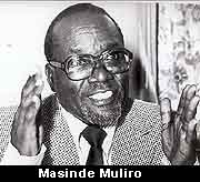 Masinde Muliro (1922 — August 14, 1992), Kenyan politician | World ...