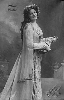 Maria Jeritza (January 6, 1887 — July 10, 1982), Czech operatic soprano ...