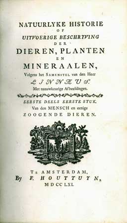 Maarten Houttuyn (1720 — March 2, 1798), Dutch Botanist, physician ...